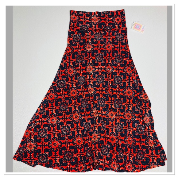 LuLaRoe | Skirts | Lularoe 2 Ways Maxi Floral Print Long Maxi Skirt ...
